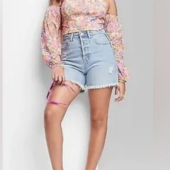 wild fable | Shorts | Wild Fable Highrise Cutoff Distressed Shortie ...